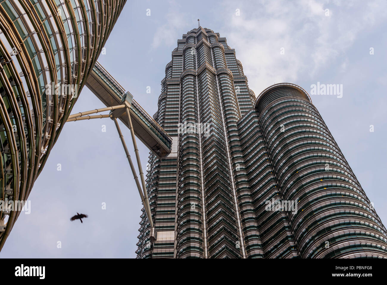 Petronas Towers in downtown Kuala Lumpur Stock Photo - Alamy