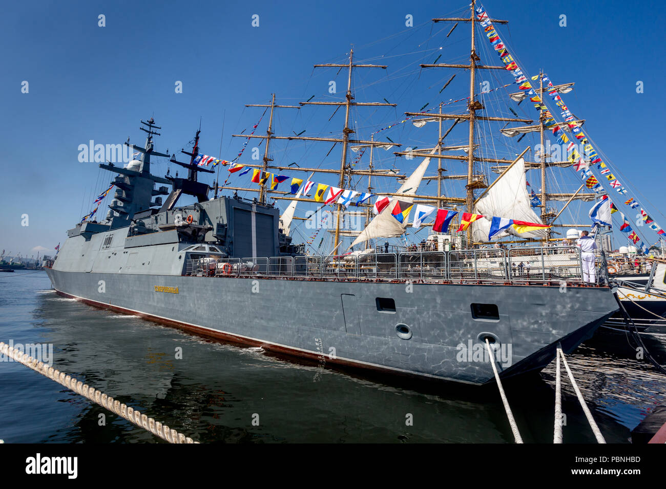 Modern Corvette Ship