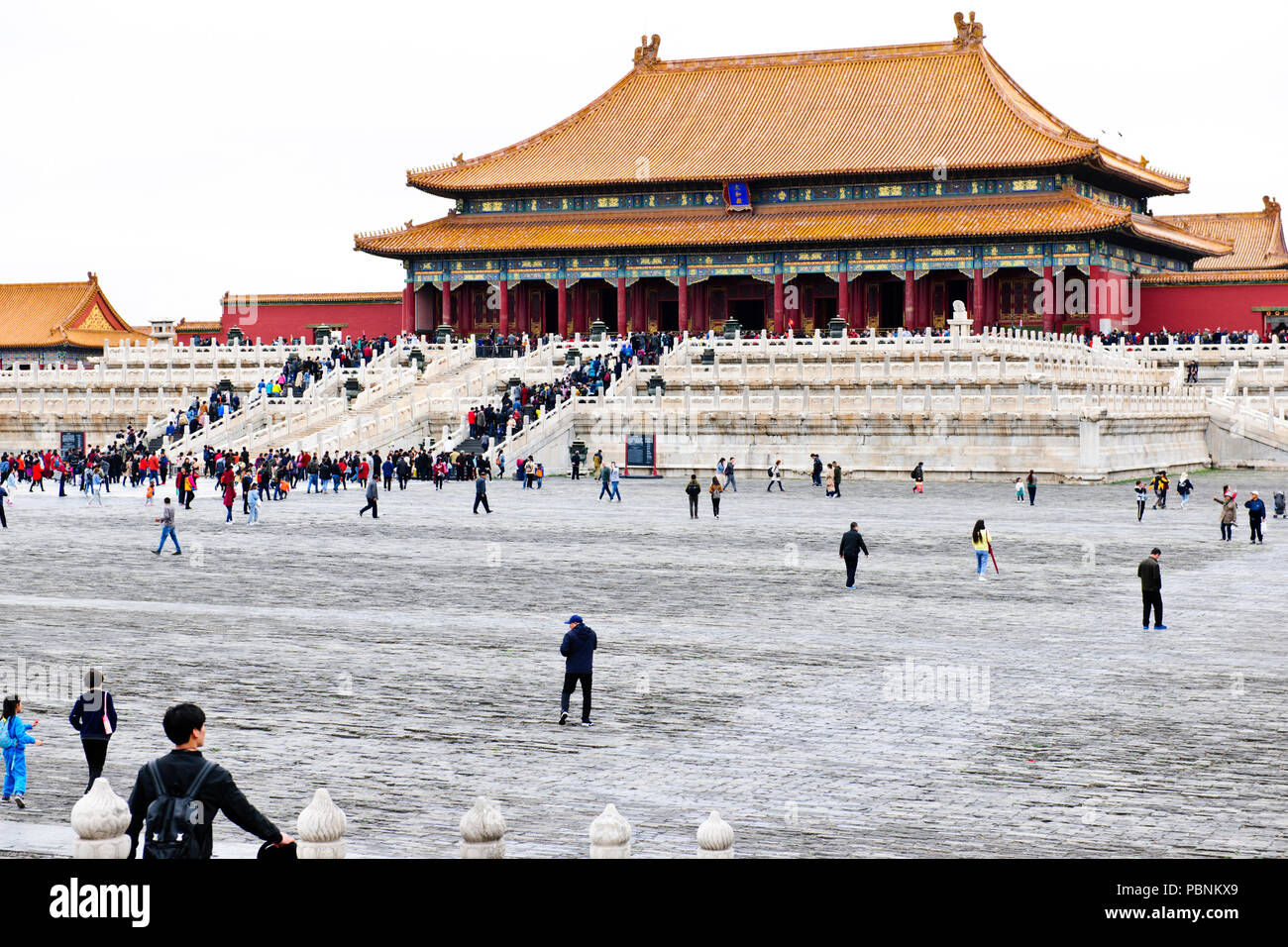 Forbidden City,Palace Museum, (Gugong),Tiananmen Square,Beijing,People ...