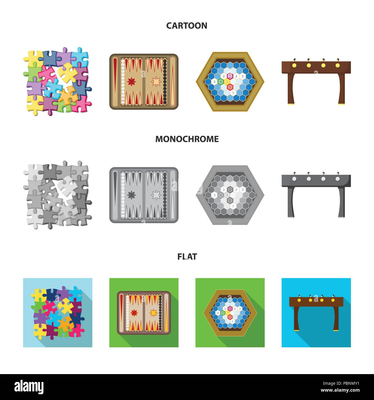 Board game cartoon,flat,monochrome icons in set collection for design ...