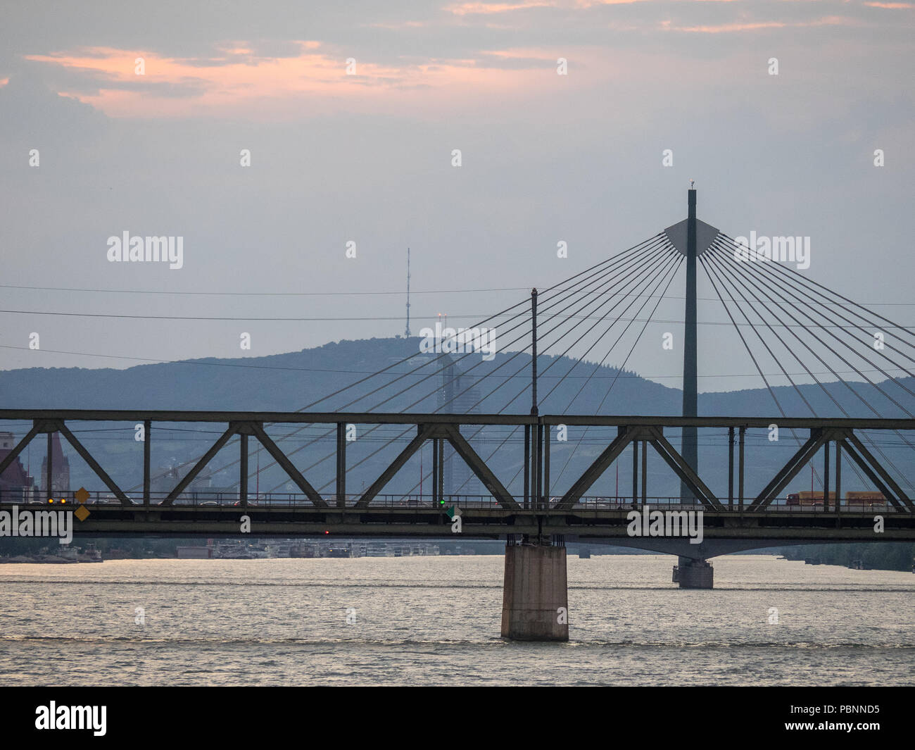 Bridges in vienna Stock Photo - Alamy