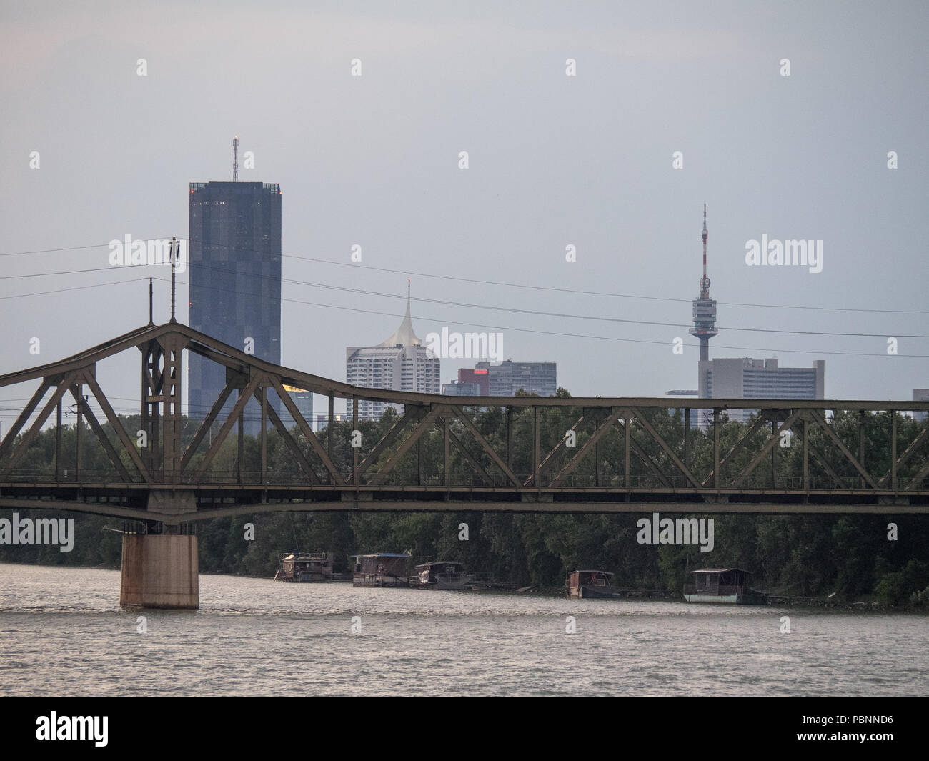 Bridges in vienna Stock Photo - Alamy