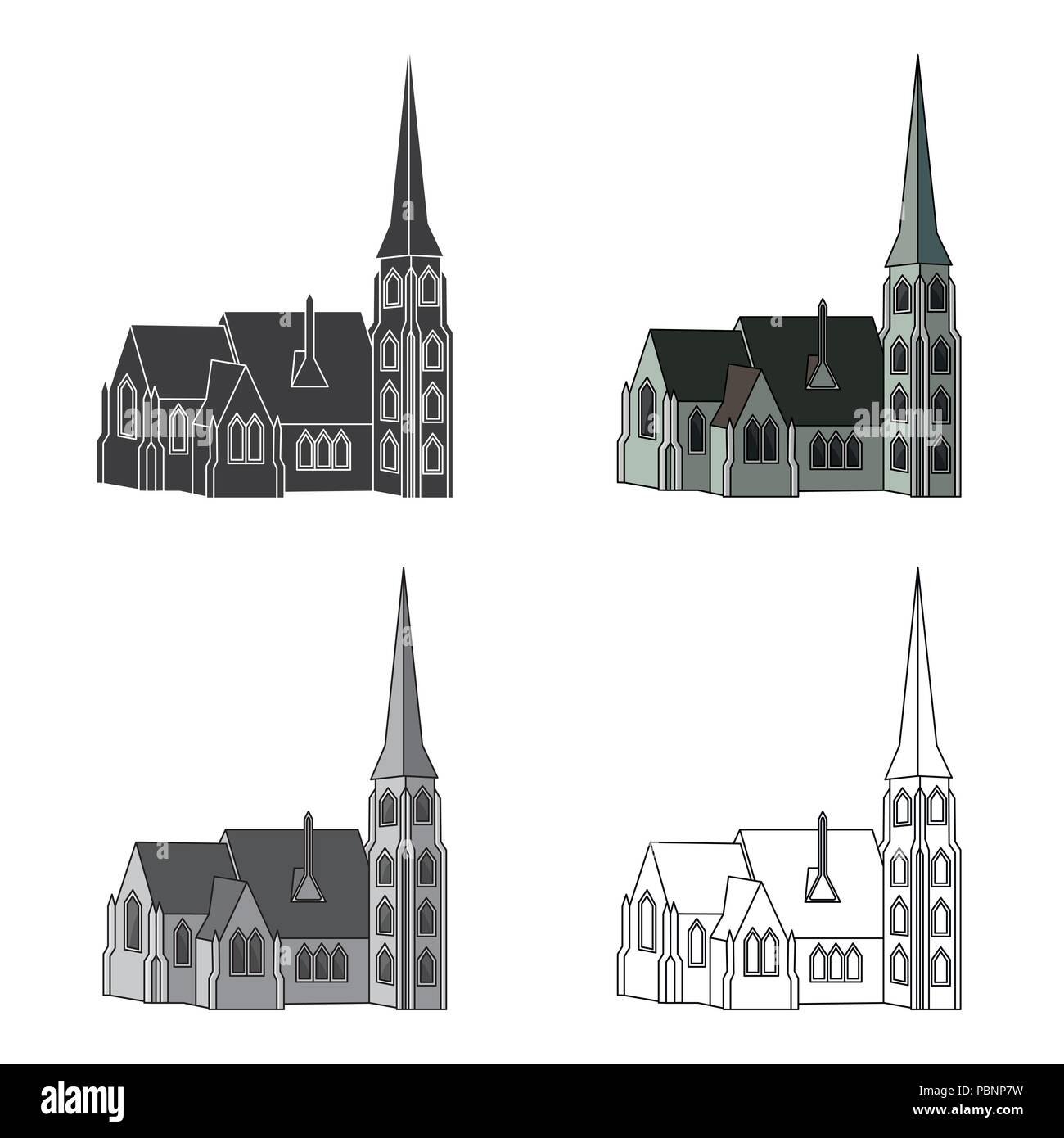 Gothic museum Stock Vector Images - Alamy