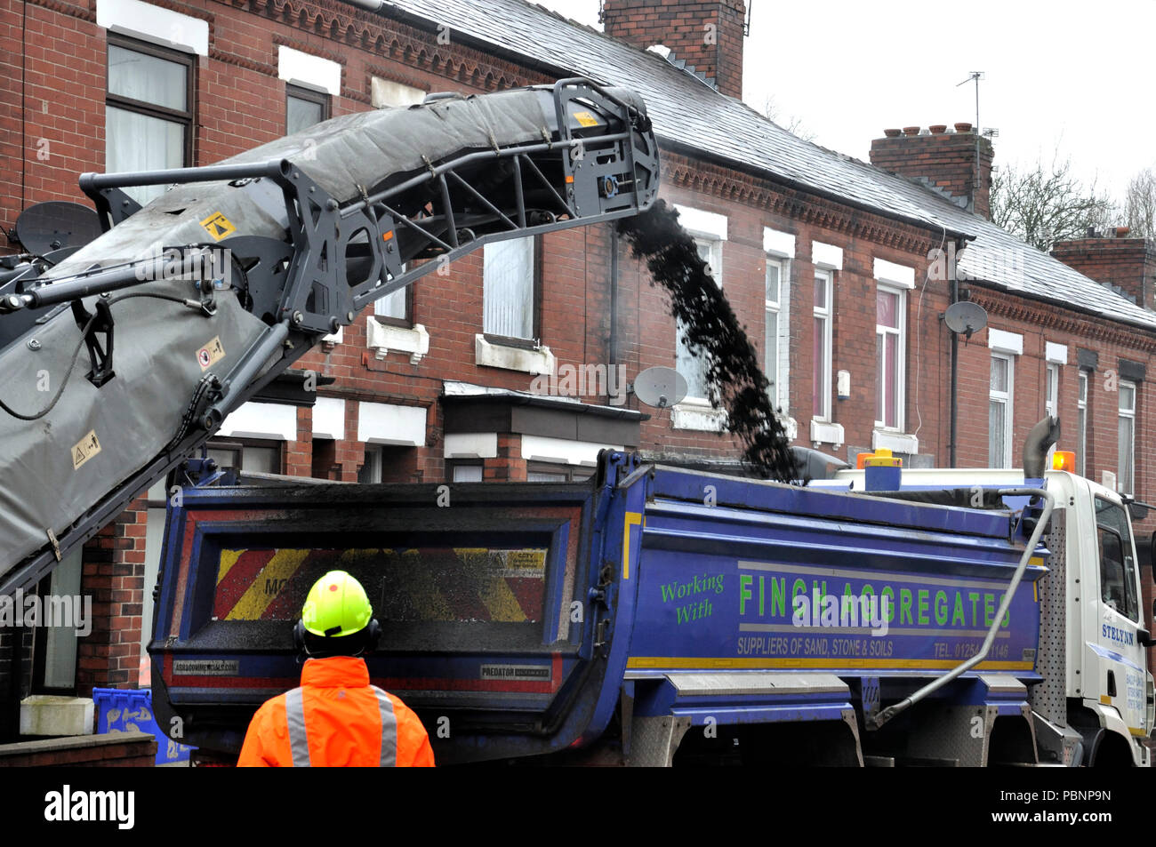 Cold planing debris hi-res stock photography and images - Alamy