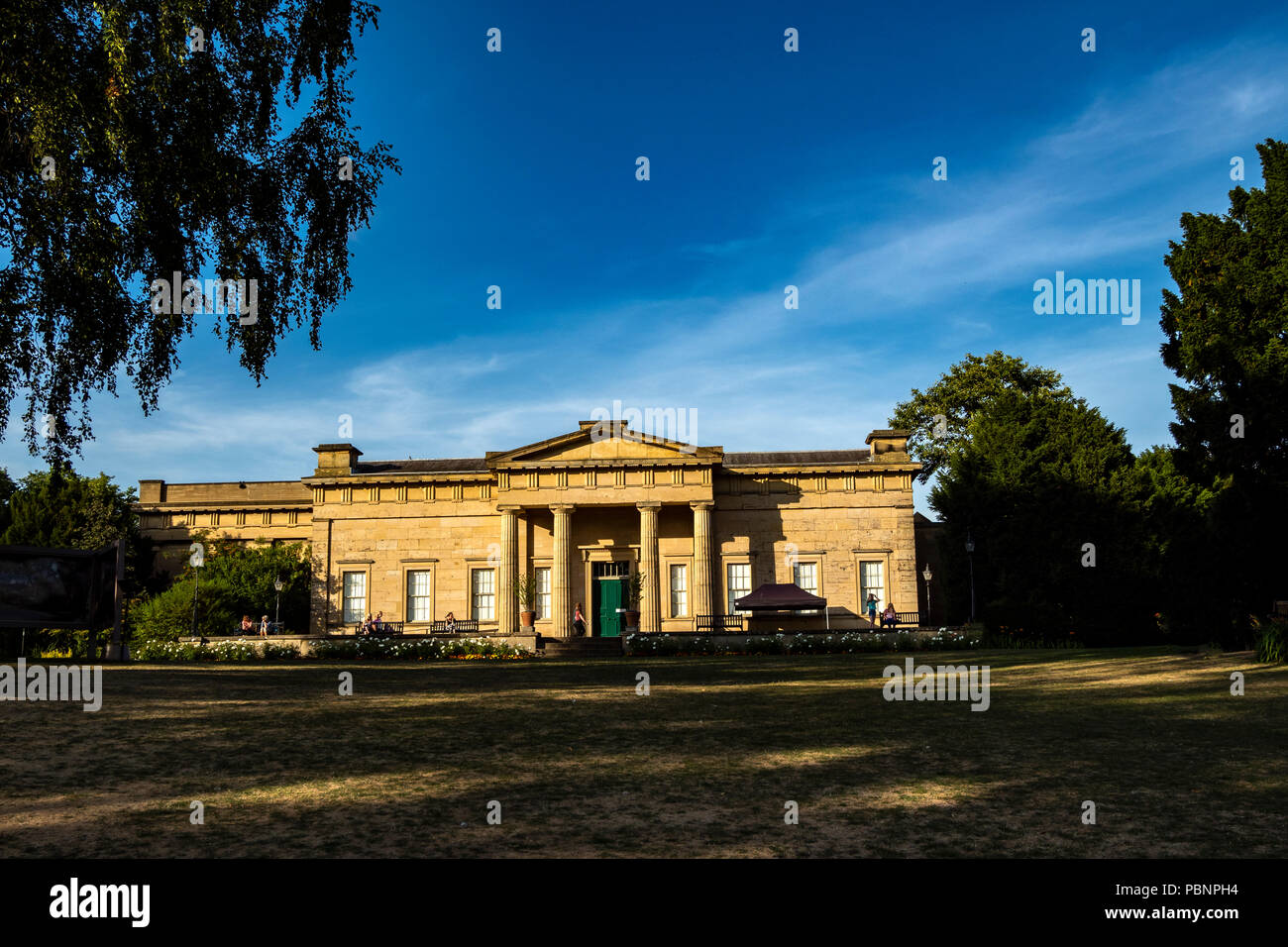 The Yorkshire Museum. It was designed by William Wilkins in a Greek ...