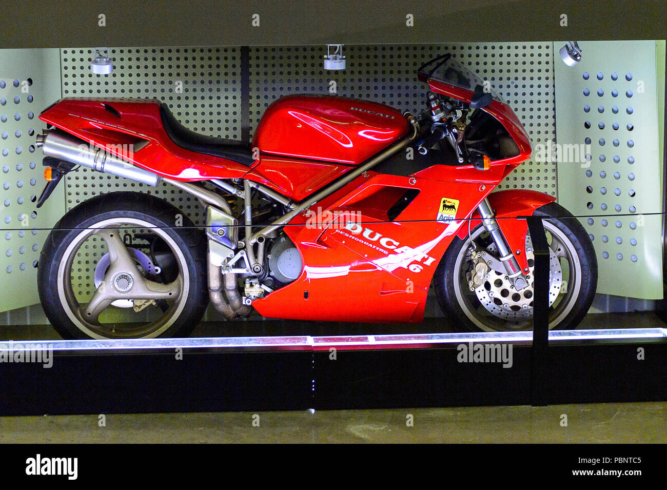 GLASGOW, SCOTLAND - JULY 16, 2016: Motorcycle collection in the ...