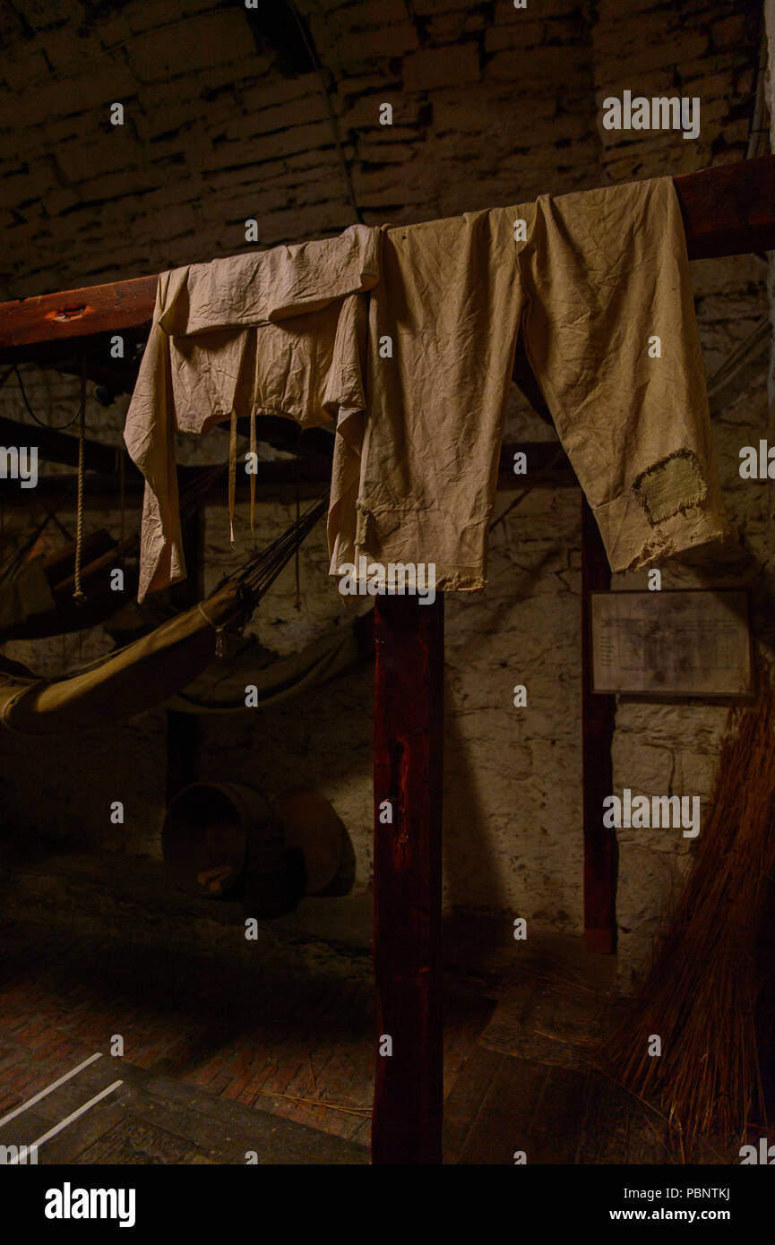 EDINBURGH, SCOTLAND - JULY 17, 2016: Prison of War, interior of the ...