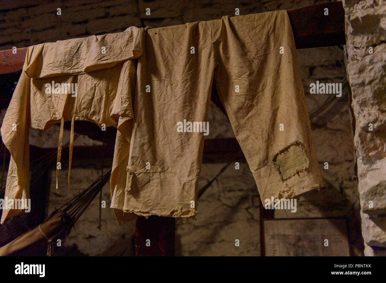 EDINBURGH, SCOTLAND - JULY 17, 2016: Prison of War, interior of the ...