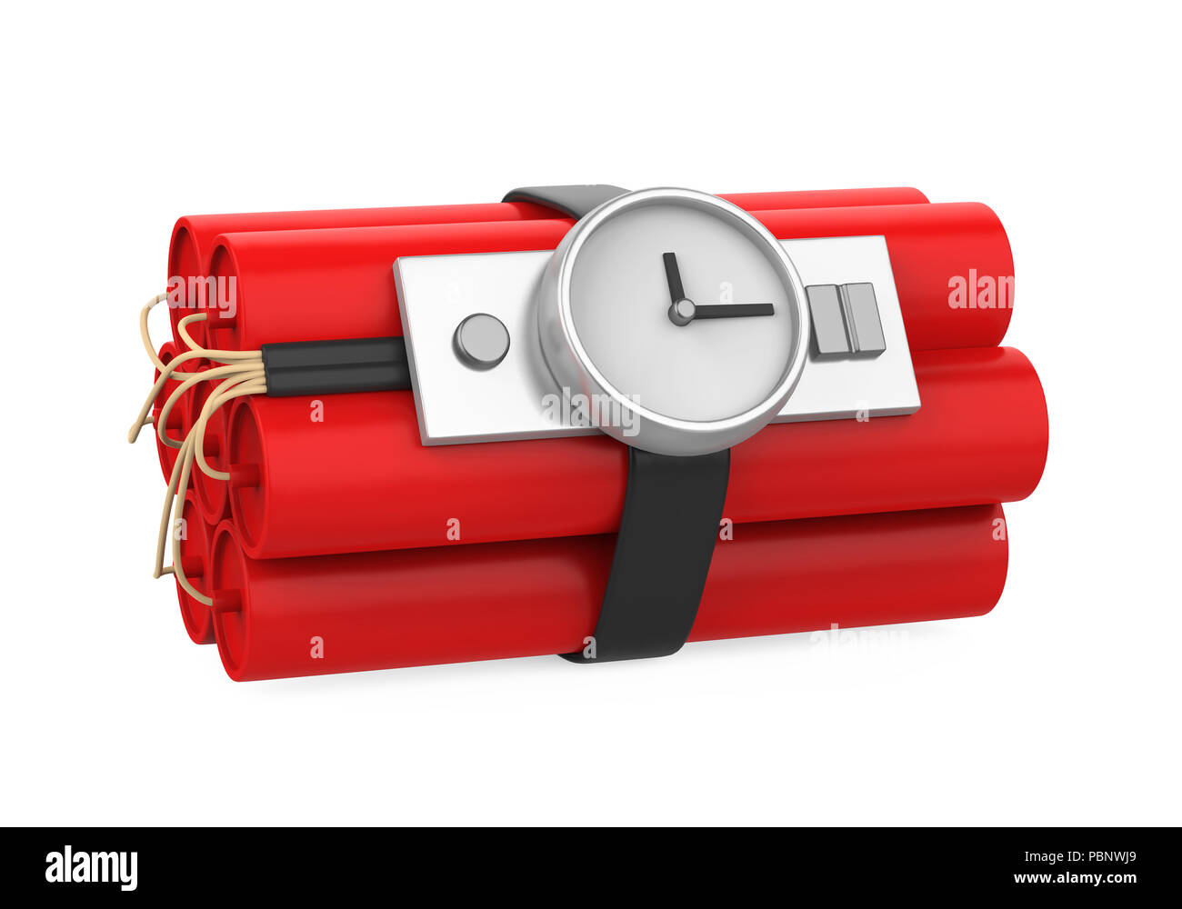 Tnt dynamite red bomb timer hi-res stock photography and images - Alamy
