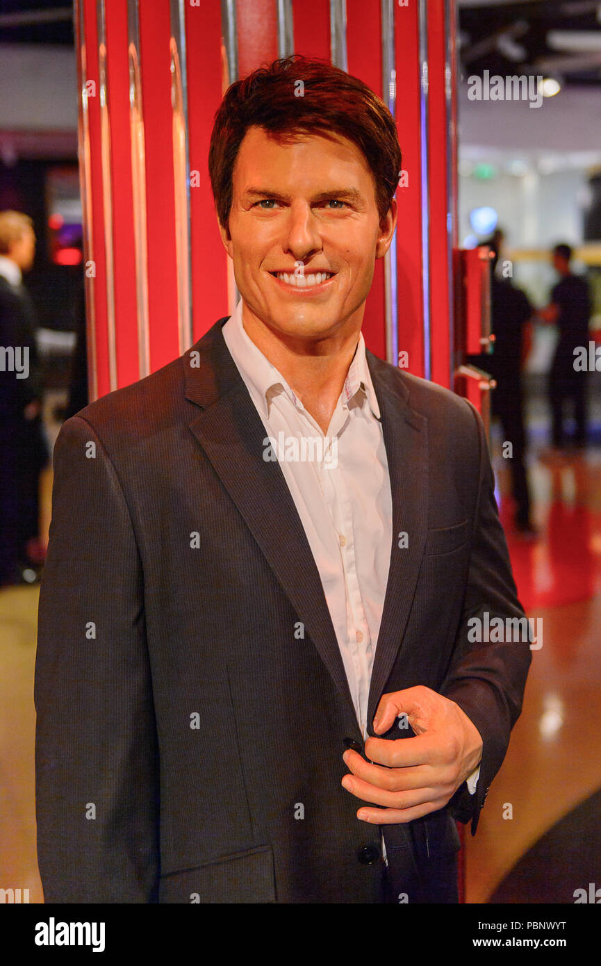 LONDON, ENGLAND - JULY 22, 2016: Tom Cruise, American actor, Madame ...