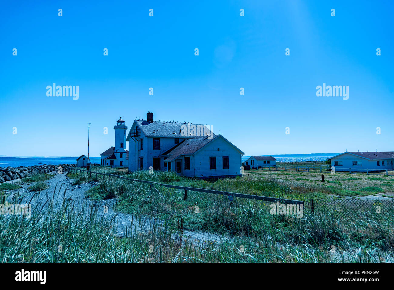 The Point Wilson Lighthouse site view in beautiful summer 3. Port ...
