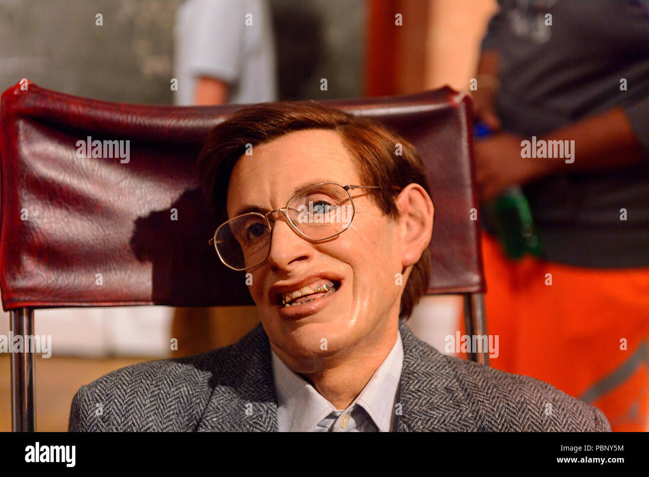 LONDON, ENGLAND - JULY 22, 2016: Professor Stephen Hawking, Madame ...