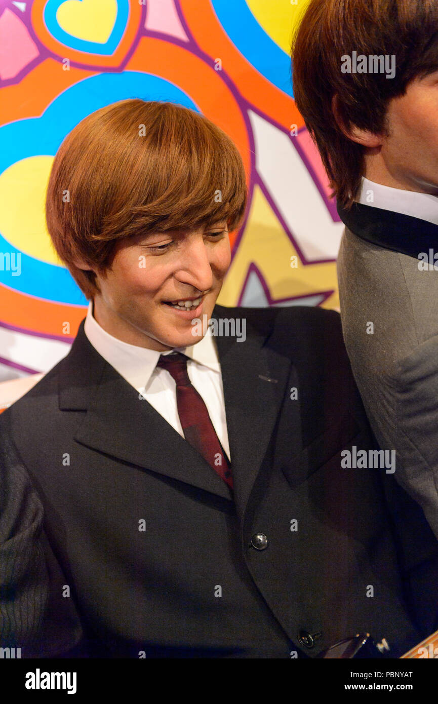 LONDON, ENGLAND - JULY 22, 2016: The Beatles music band, Madame ...