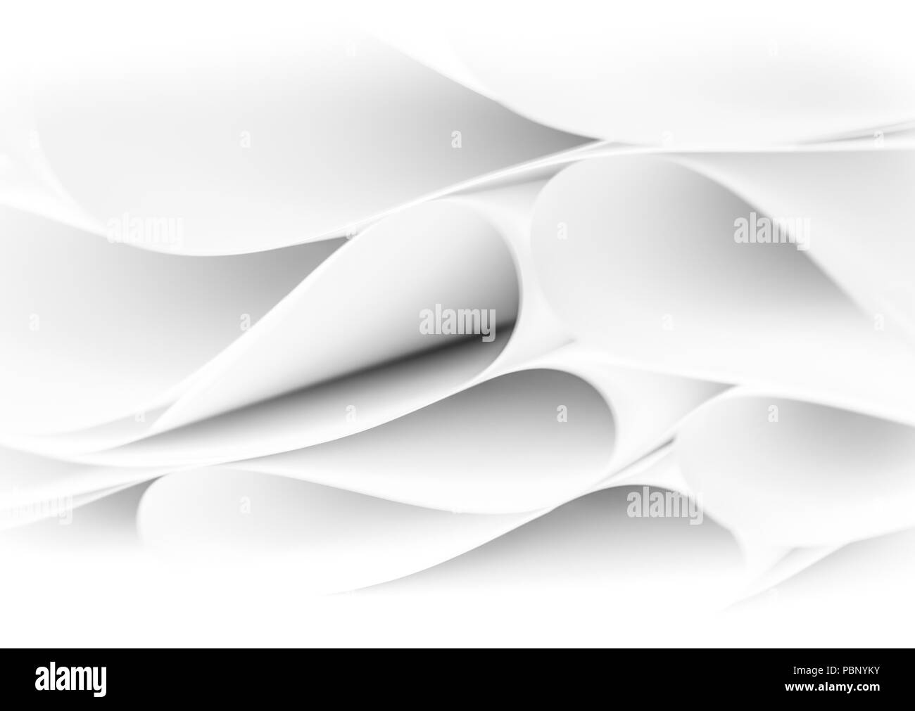 Mono Paper layers Stock Photo - Alamy