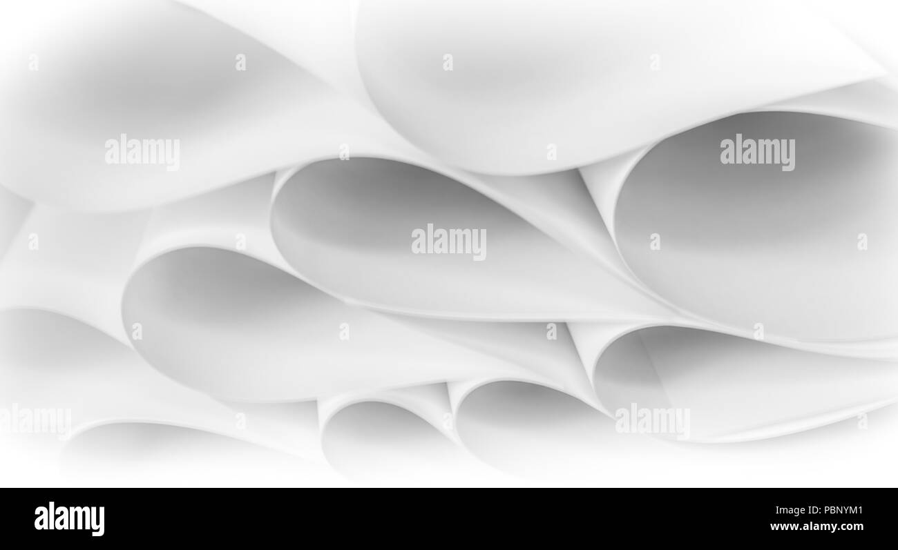 Mono Paper layers Stock Photo - Alamy