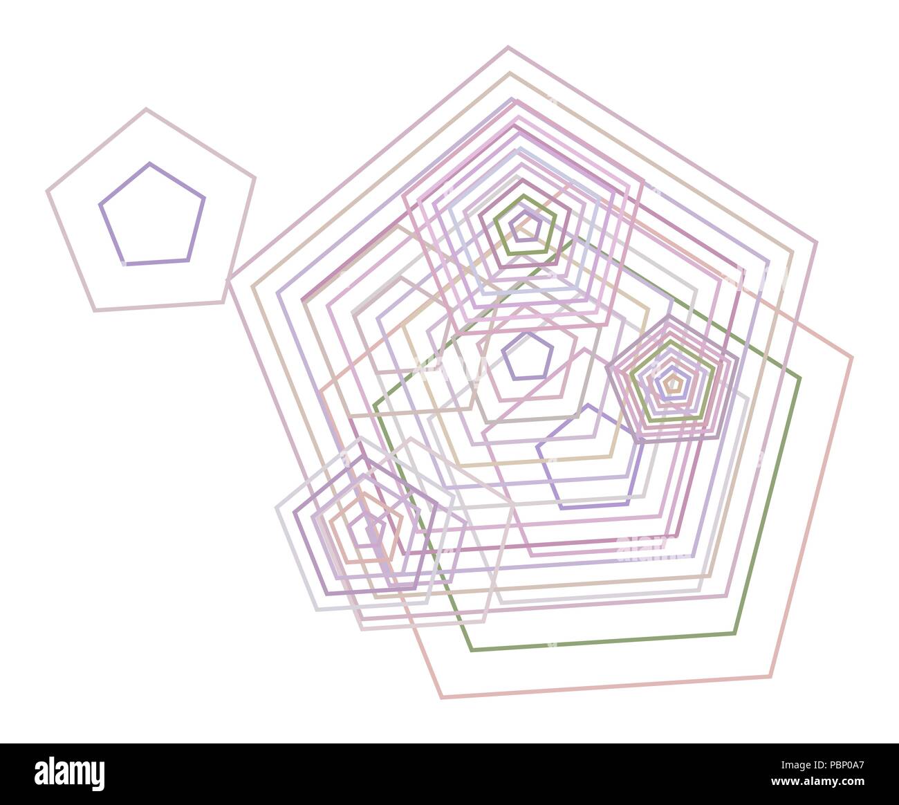 Artistic pentagon background pattern abstract. Vector illustration ...