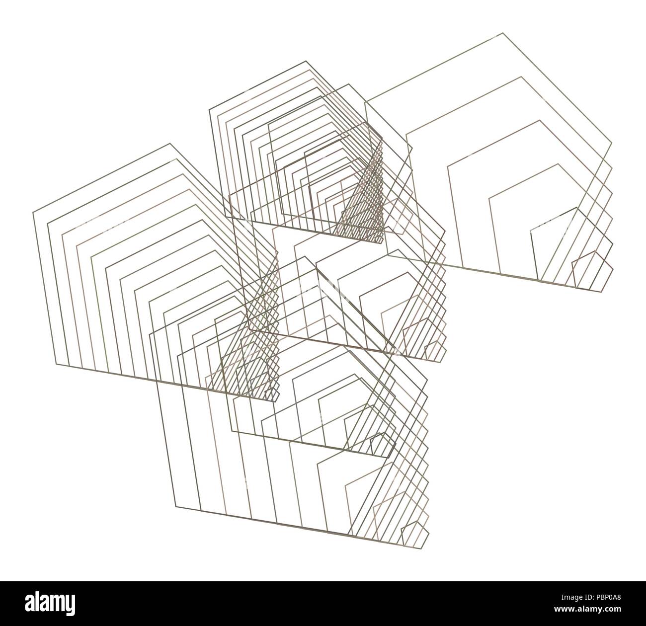 Background abstract geometric pentagon pattern for design. Vector ...