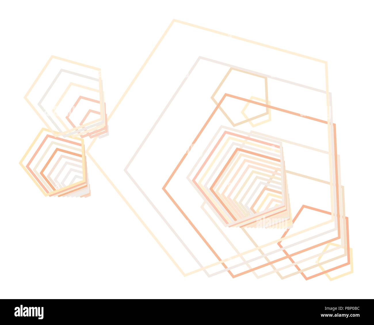 Artistic pentagon background pattern abstract. Vector illustration ...