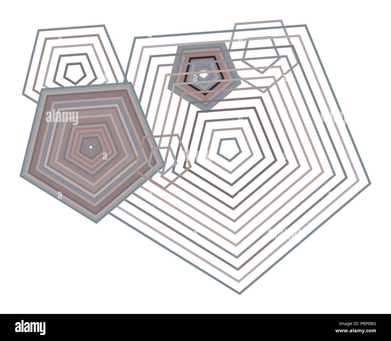 Artistic pentagon background pattern abstract. Vector illustration ...