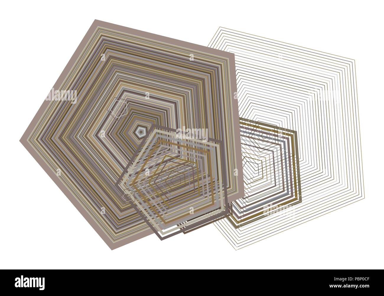 Abstract conceptual geometric pentagon pattern. Good for web page ...