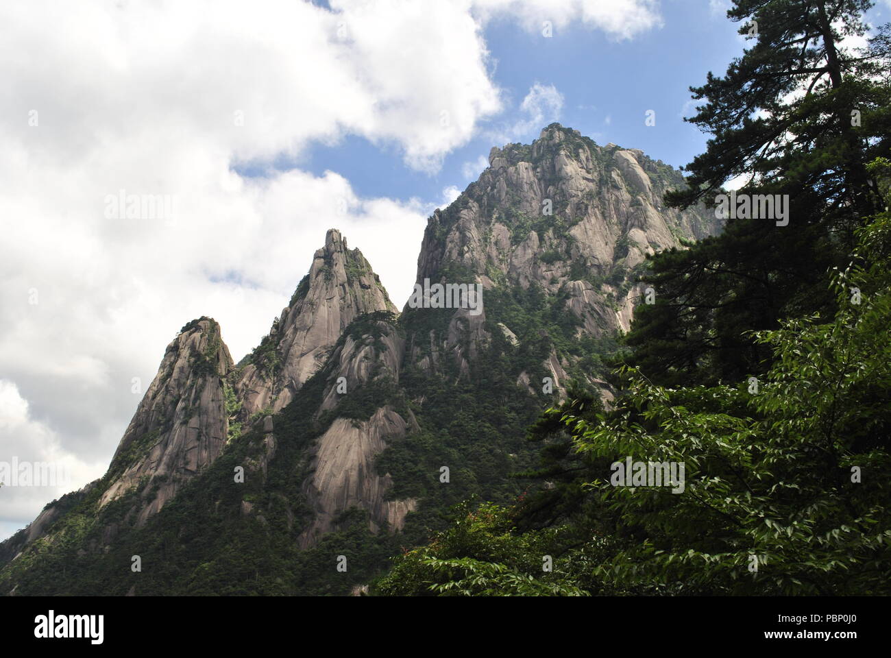 The Yellow Mountain in China Stock Photo - Alamy
