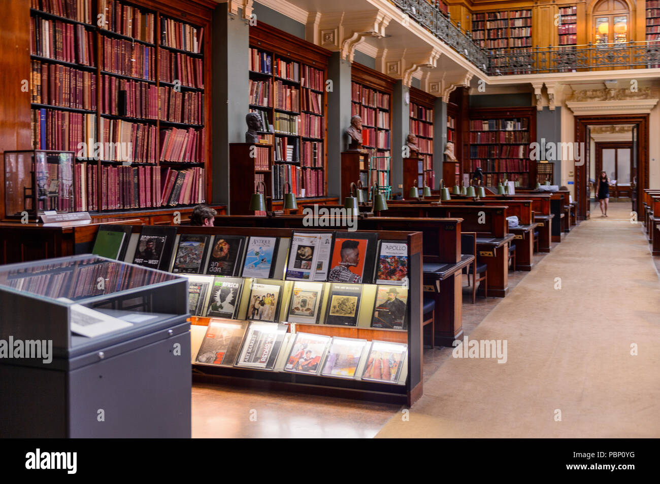 LONDON, ENGLAND - JULY 23, 2016: National Art Library, Victoria and ...