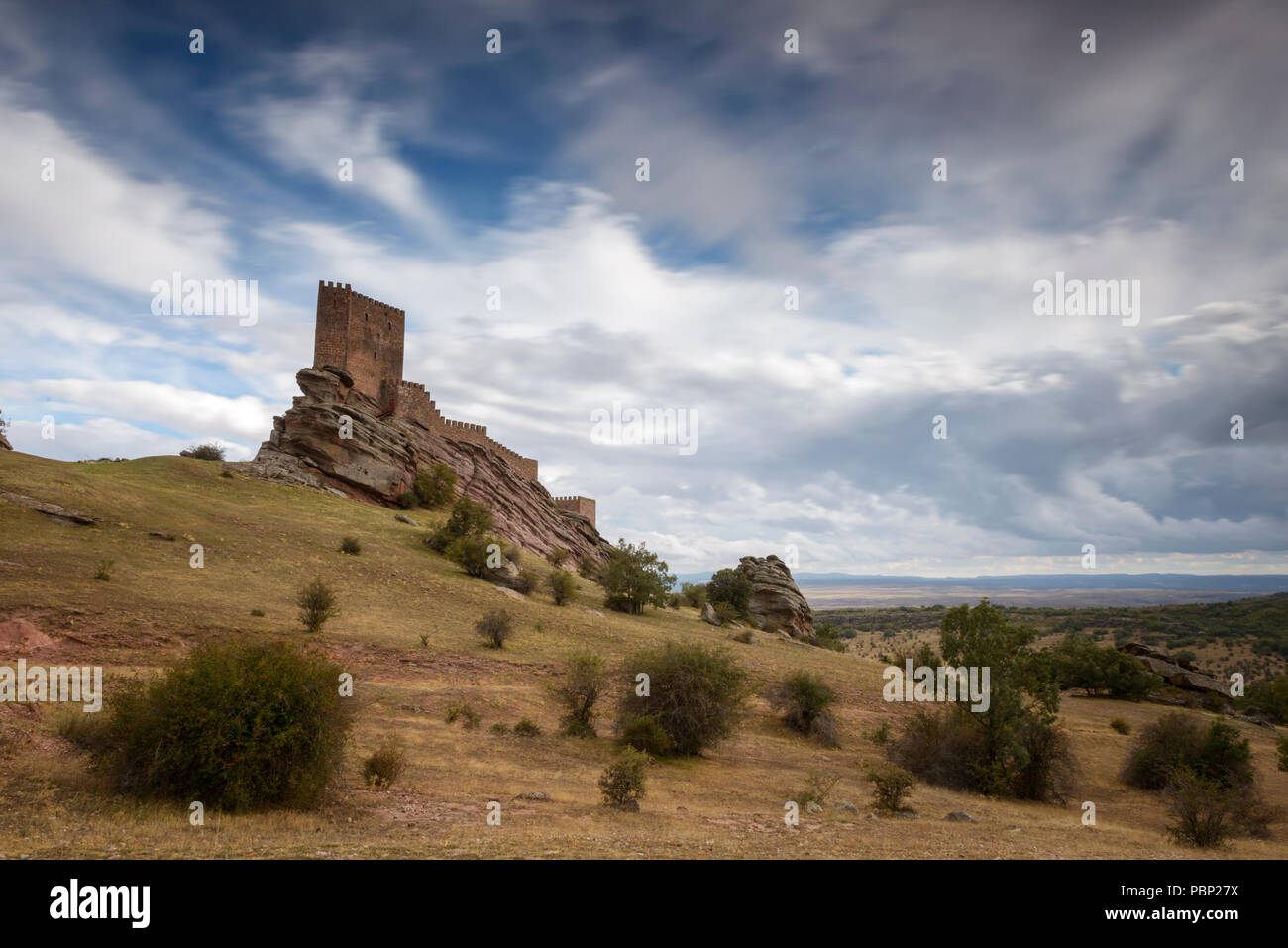 Zafra castle, guadalajara hi-res stock photography and images - Alamy
