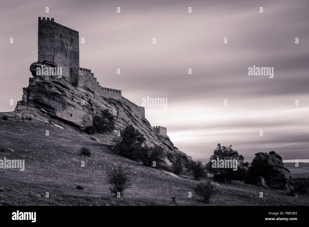 Zafra castle, guadalajara hi-res stock photography and images - Alamy