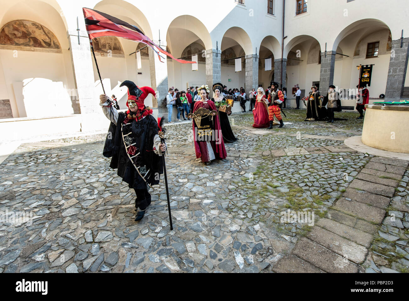 Sbandieratori e Musici di Velletri Stock Photo - Alamy