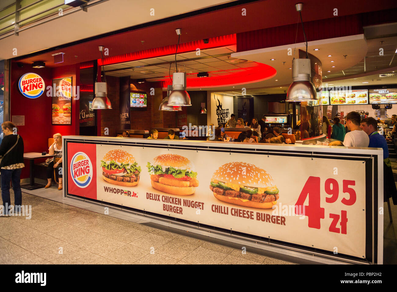 Burger king store window hi-res stock photography and images - Alamy