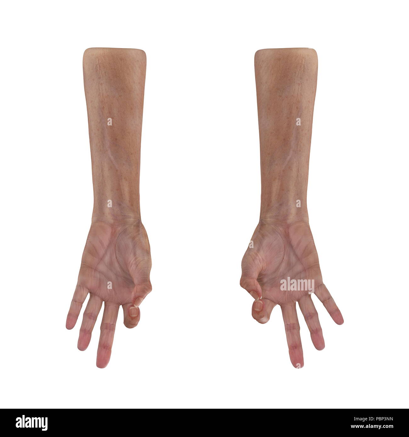 Elderly male arthritic hands hi-res stock photography and images - Alamy