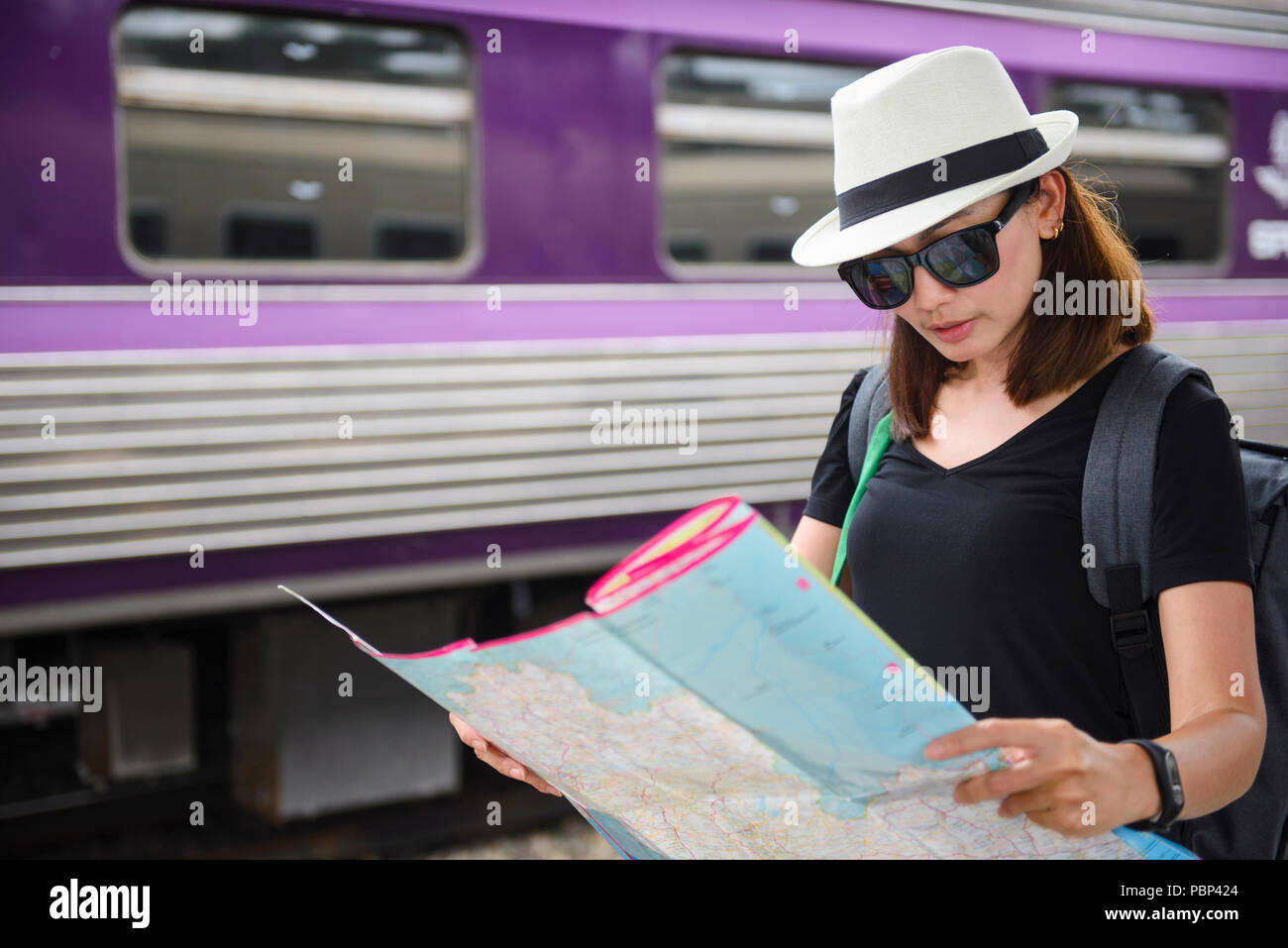 Japanese train map hi-res stock photography and images - Alamy