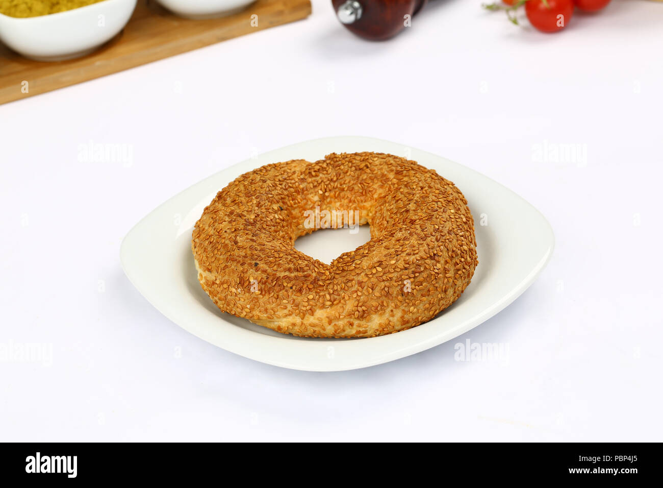 Turkish Bagel Simit Stock Photo - Alamy