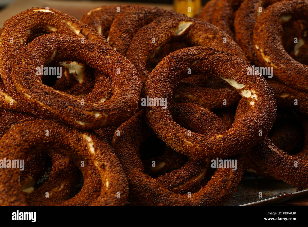 Turkish Bagel Simit Stock Photo - Alamy