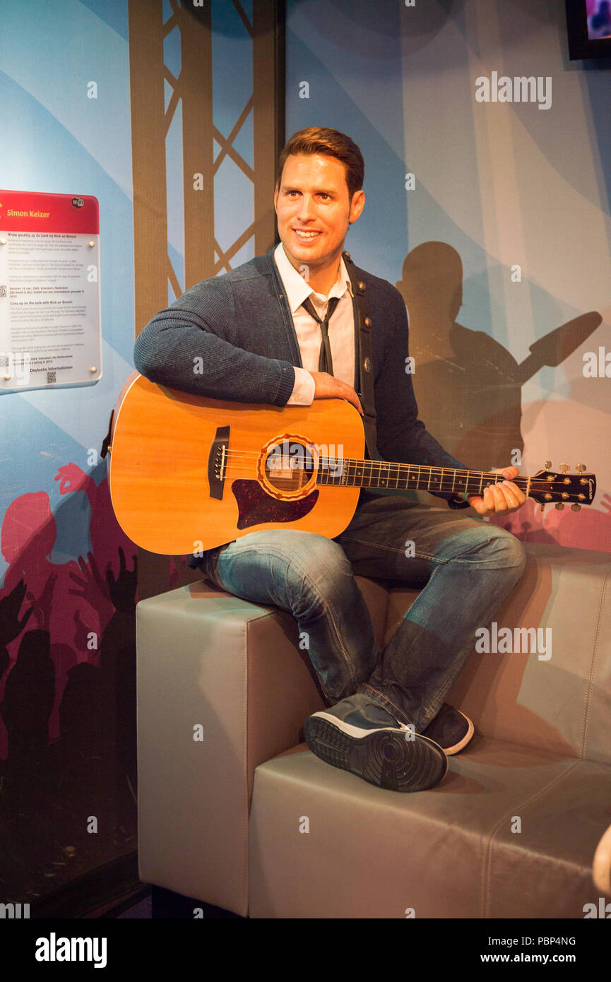 AMSTERDAM, NETHERLANDS - JUN 1, 2015: Simon Keizer, Madame Tussauds ...