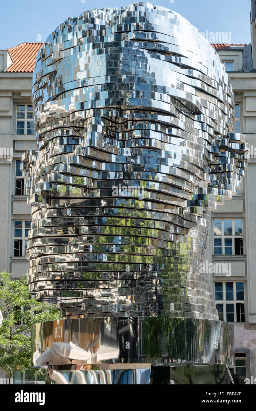 Animated Franz Kafka head in Prague Stock Photo - Alamy