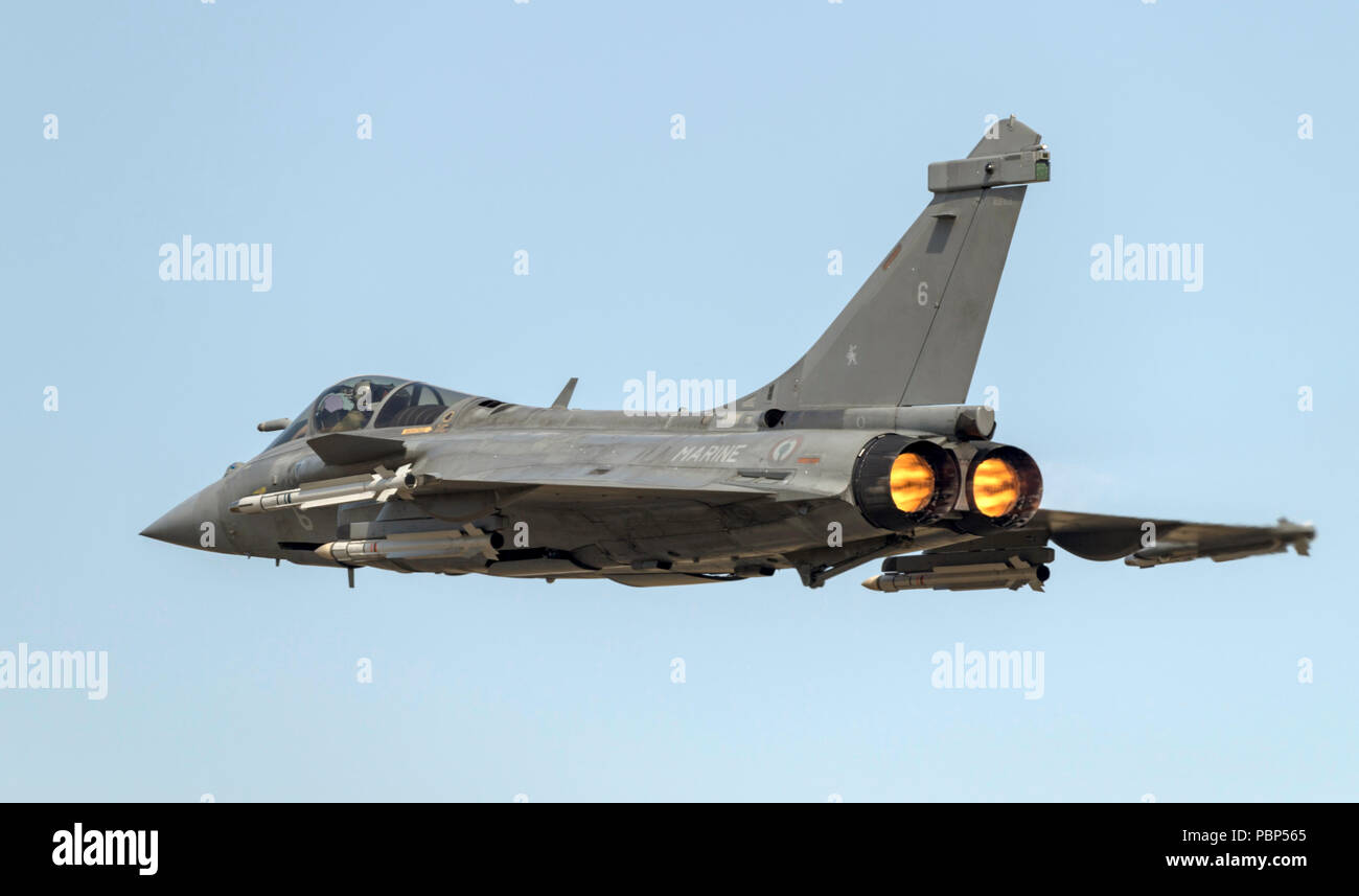 Dassault Rafale M, Flottille 12F, French Navy, Landivisau Stock Photo ...
