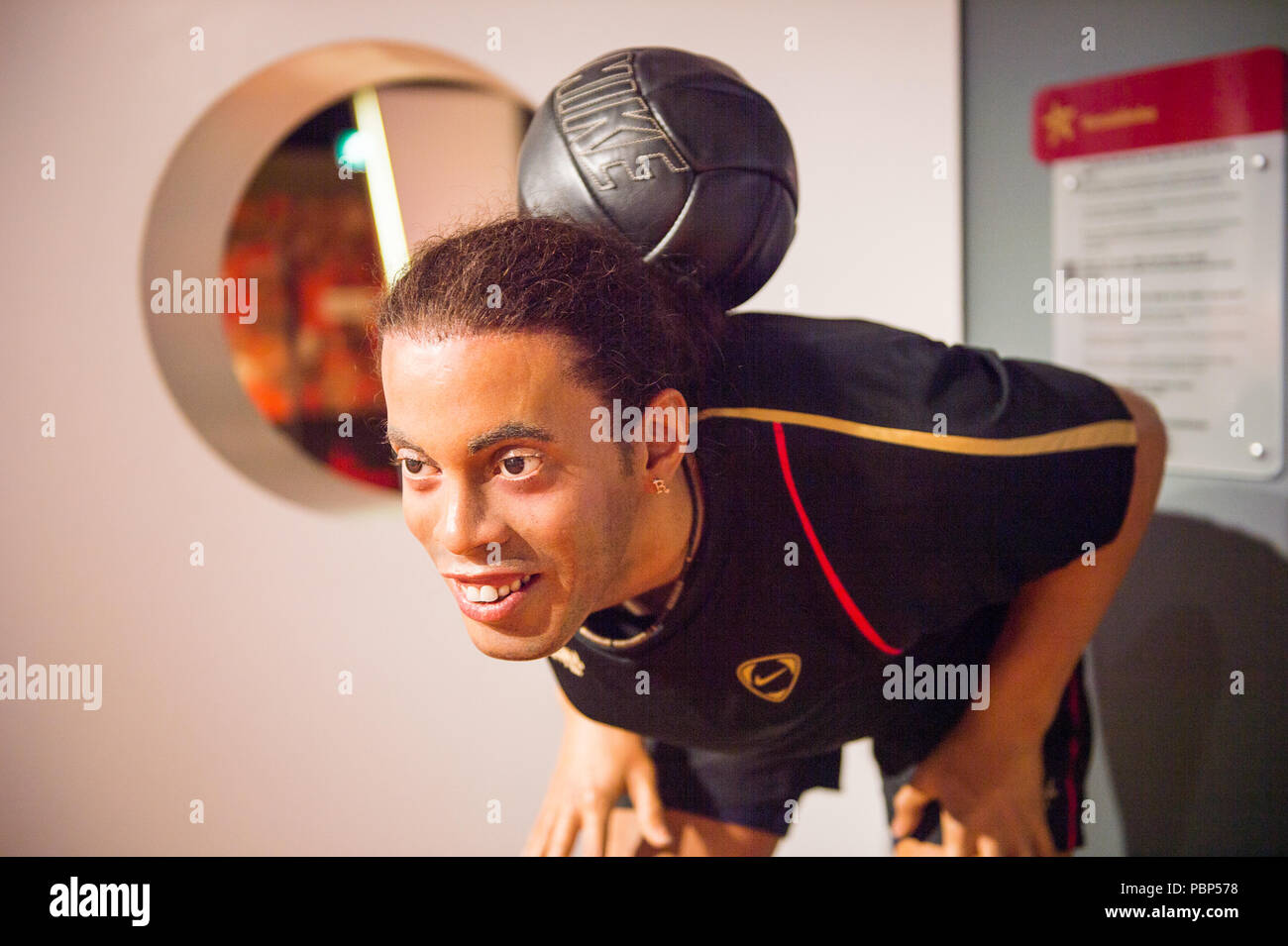 AMSTERDAM, NETHERLANDS - JUN 1, 2015: Ronaldinho, the Brazilian soccer ...