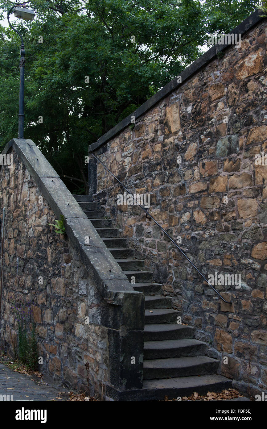 Worn stone steps hi-res stock photography and images - Alamy