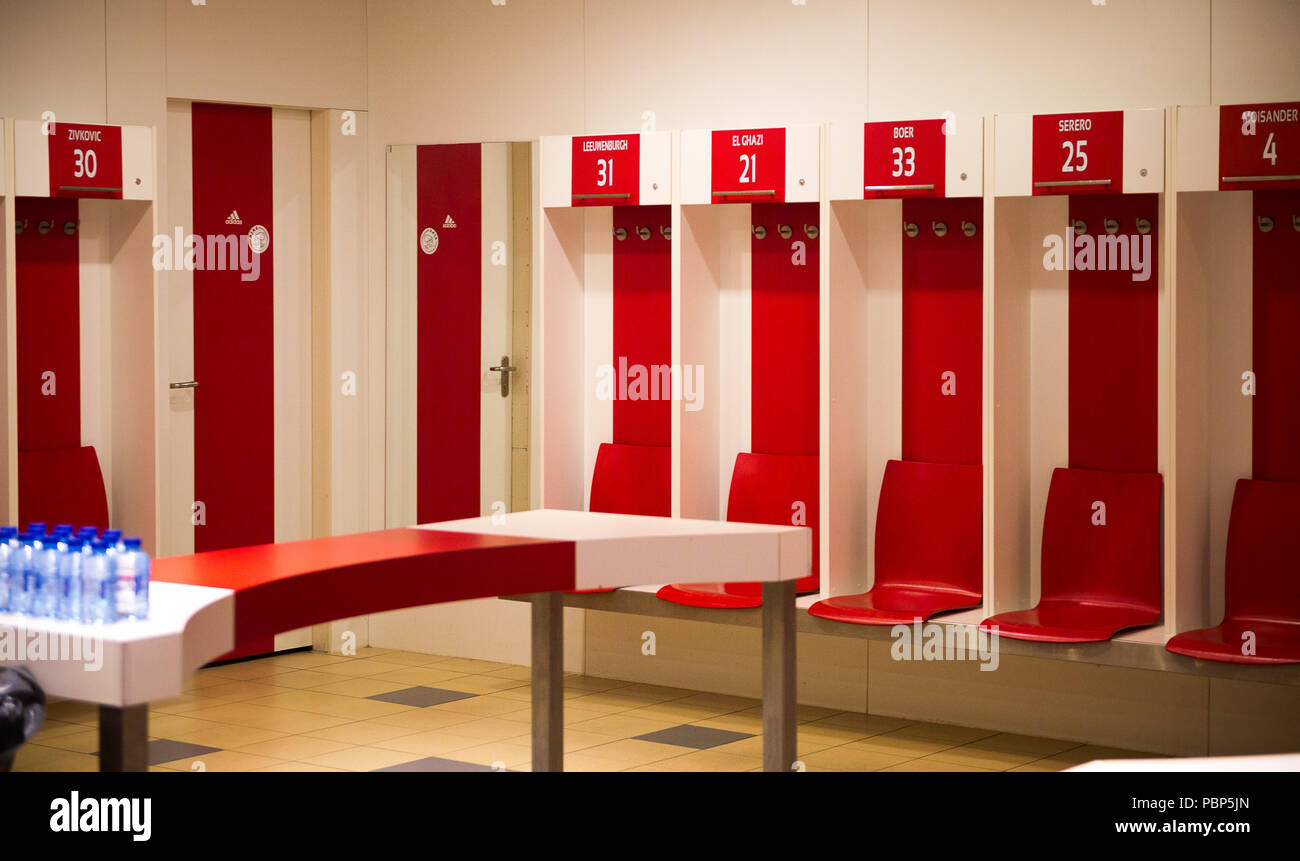 AMSTERDAM, NETHERLANDS - JUNE 2, 2015: Dressing room on the Amsterdam ...