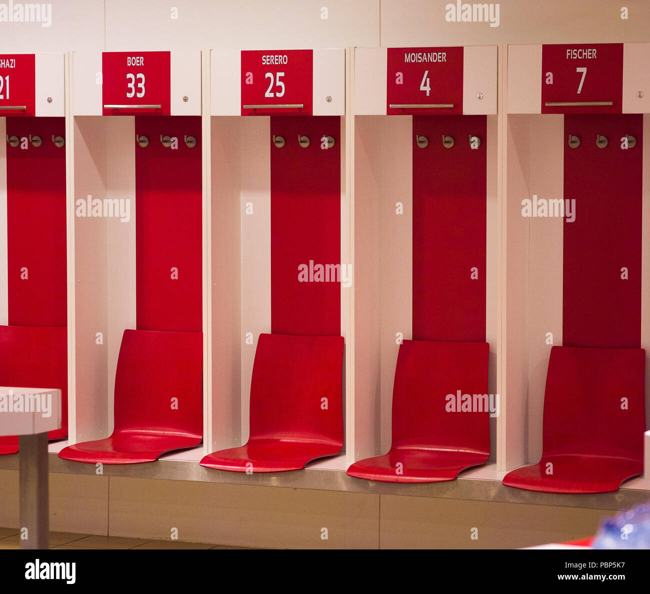 AMSTERDAM, NETHERLANDS - JUNE 2, 2015: Dressing room on the Amsterdam ...