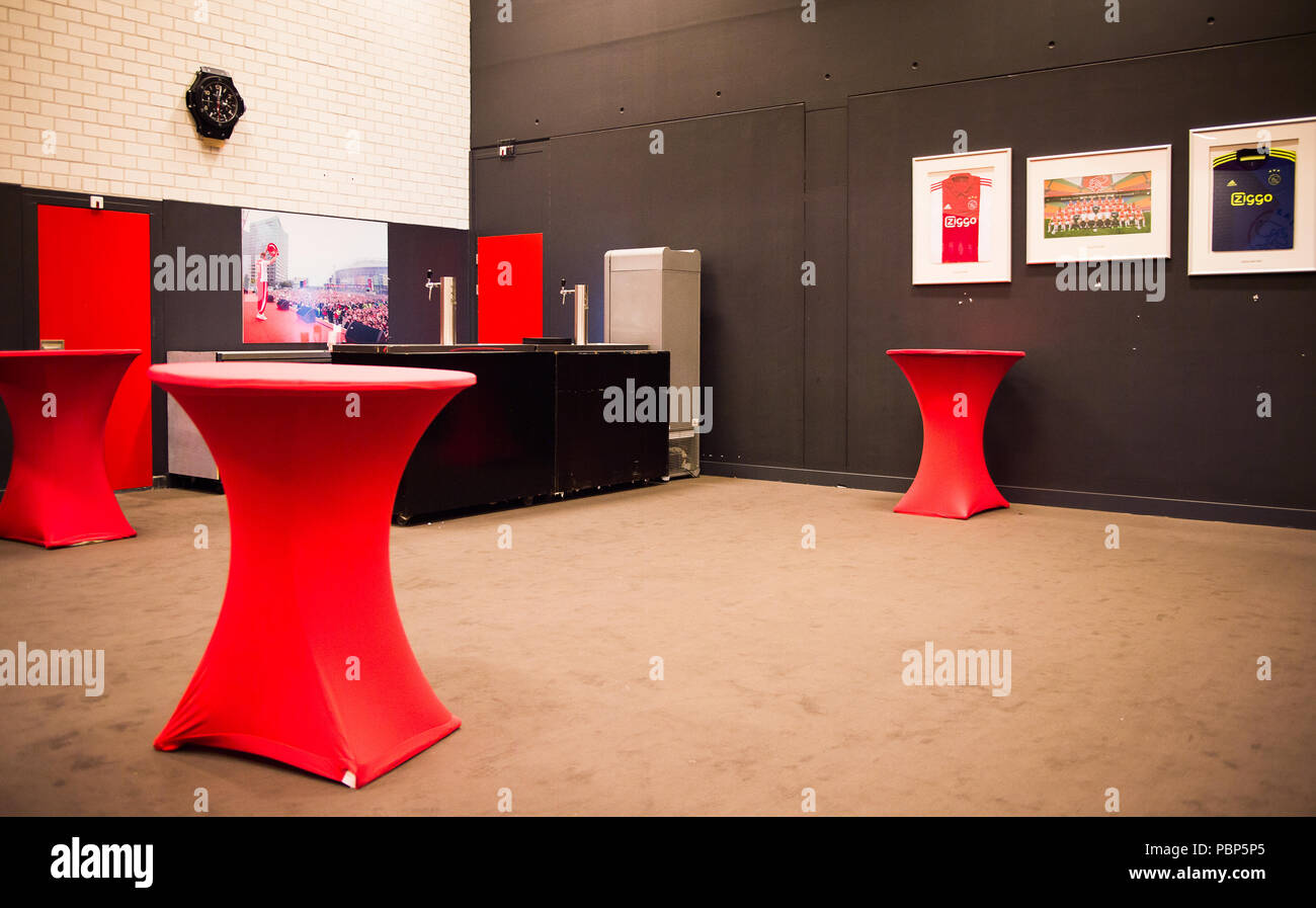 AMSTERDAM, NETHERLANDS - JUNE 2, 2015: Press conference room of ...