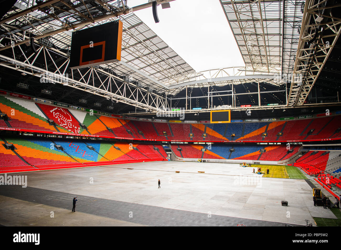 AMSTERDAM, NETHERLANDS - JUNE 2, 2015: Amsterdam Arena, the largest ...