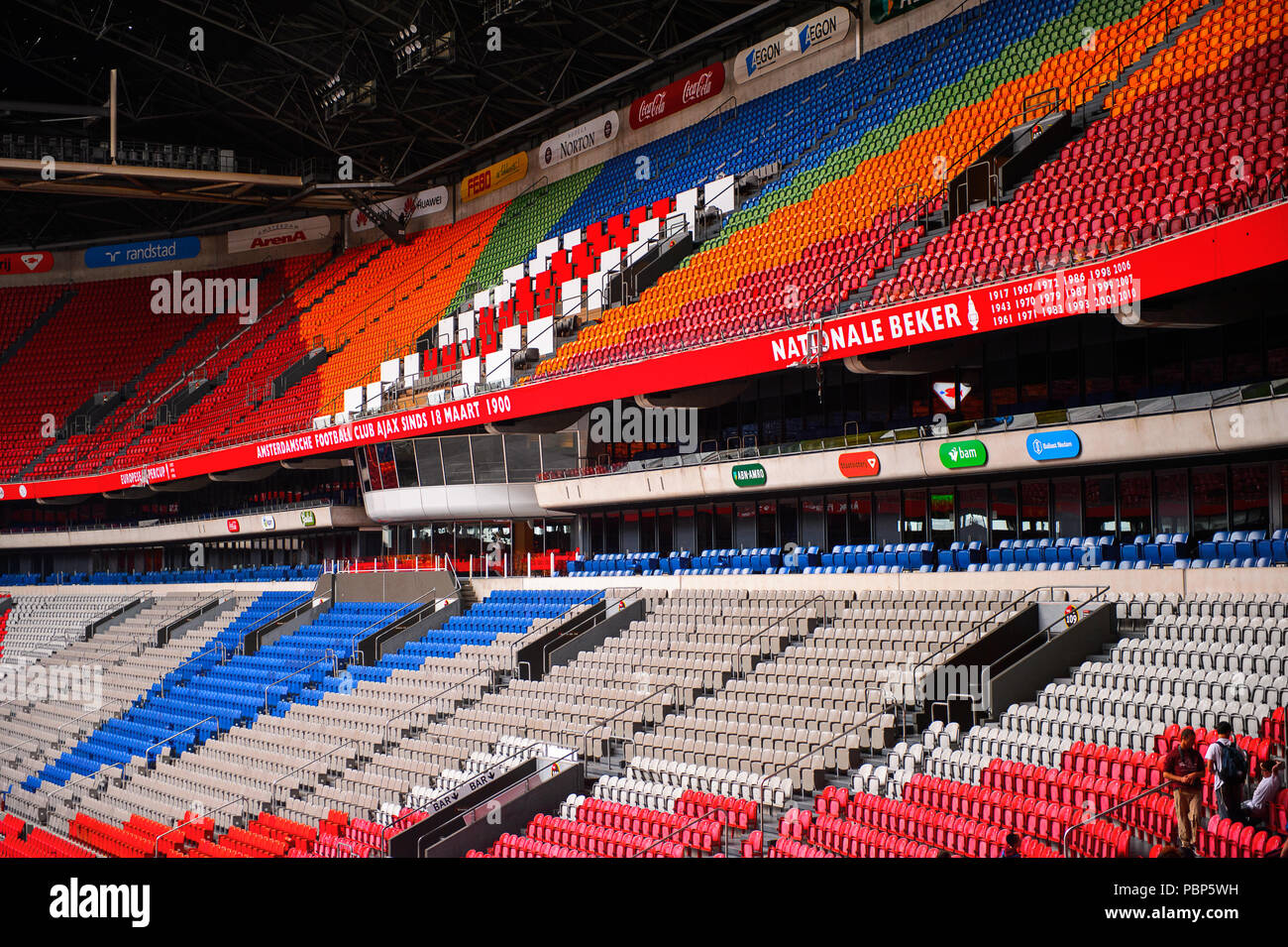 AMSTERDAM, NETHERLANDS - JUNE 2, 2015: Amsterdam Arena, the largest ...