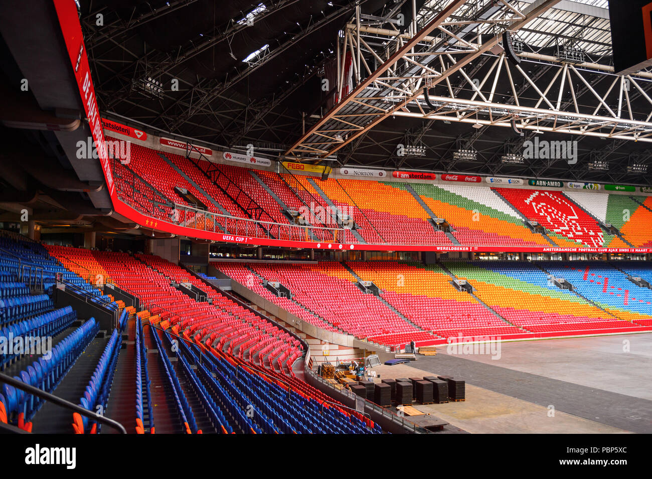 AMSTERDAM, NETHERLANDS - JUNE 2, 2015: Amsterdam Arena, the largest ...