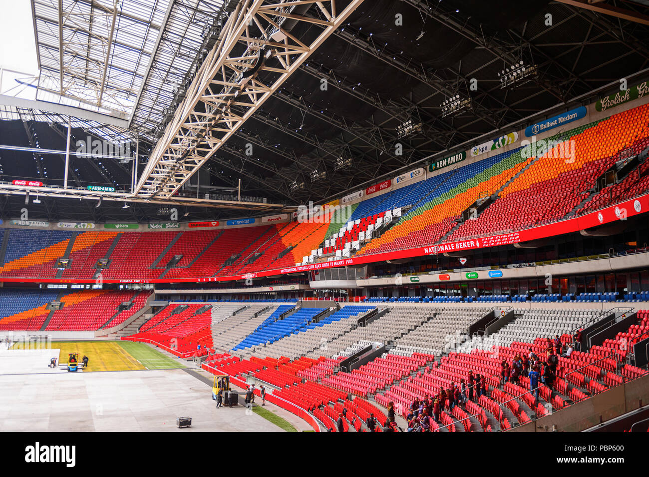 AMSTERDAM, NETHERLANDS - JUNE 2, 2015: Amsterdam Arena, the largest ...