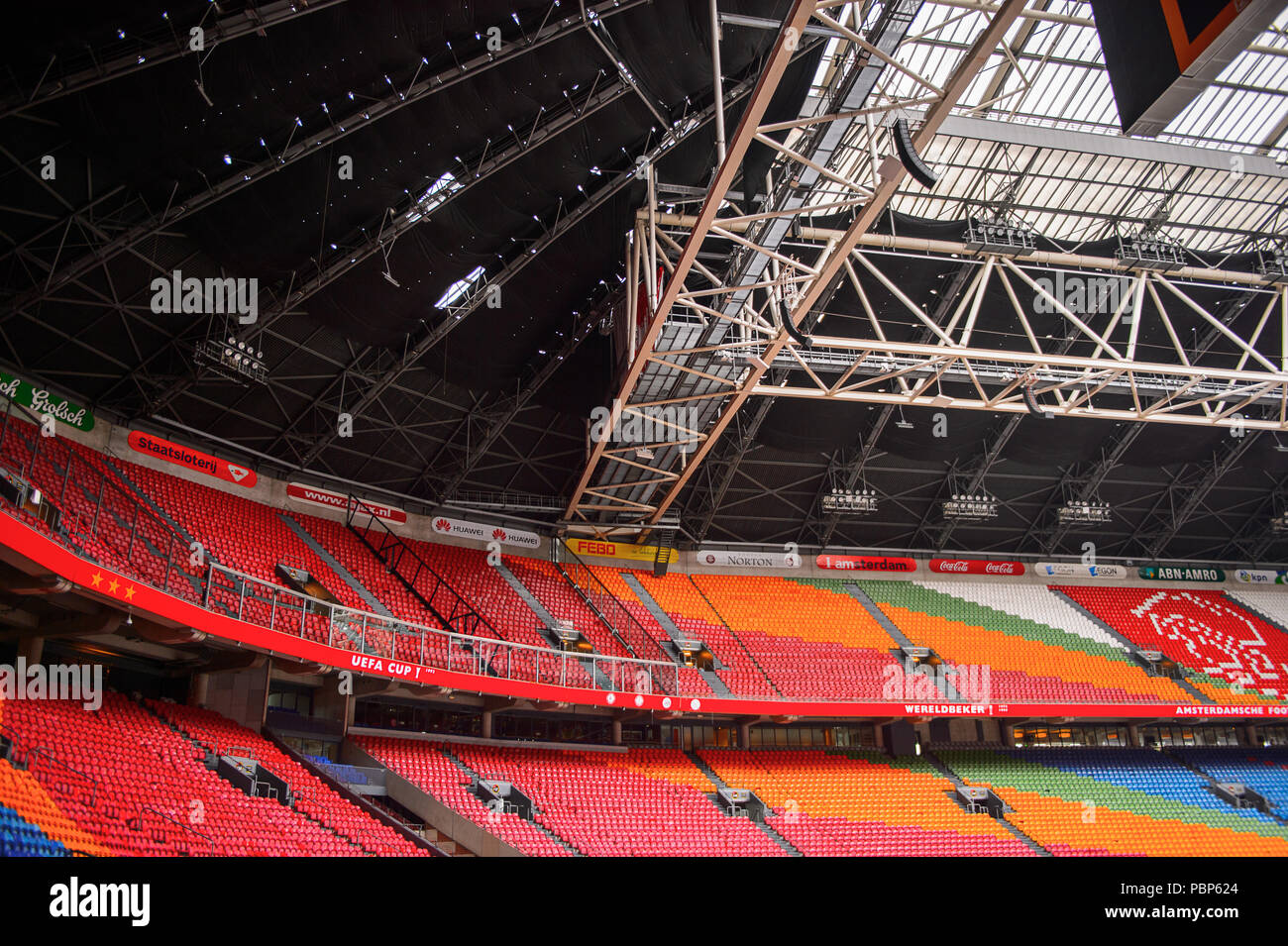 AMSTERDAM, NETHERLANDS - JUNE 2, 2015: Amsterdam Arena, the largest ...