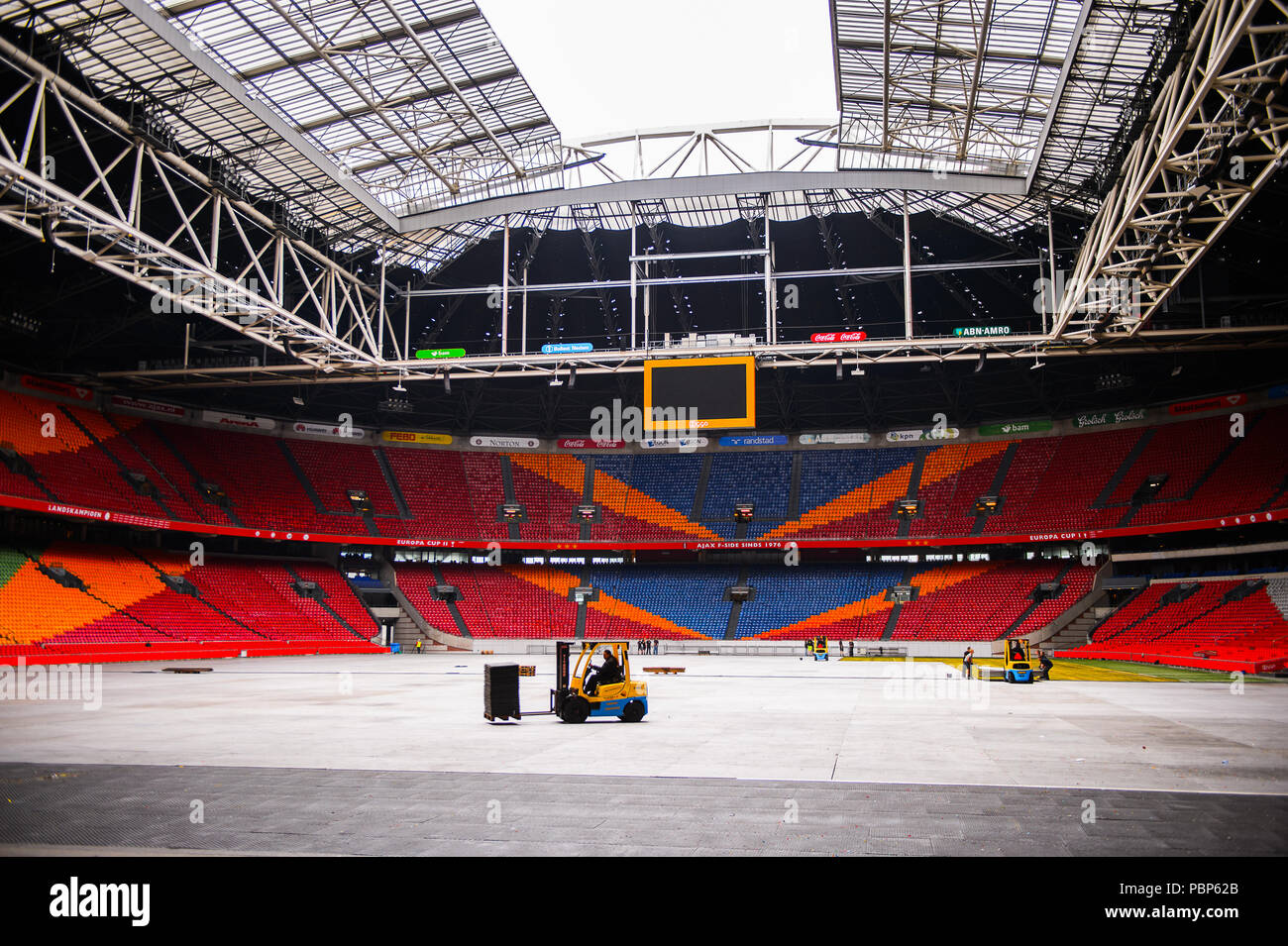 AMSTERDAM, NETHERLANDS - JUNE 2, 2015: Amsterdam Arena, the largest ...