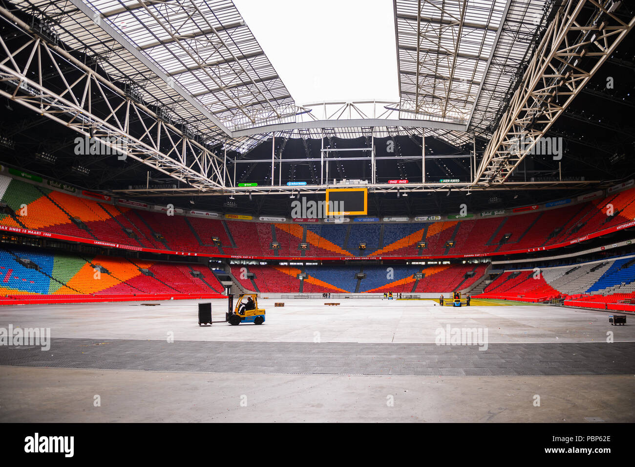 AMSTERDAM, NETHERLANDS - JUNE 2, 2015: Amsterdam Arena, the largest ...