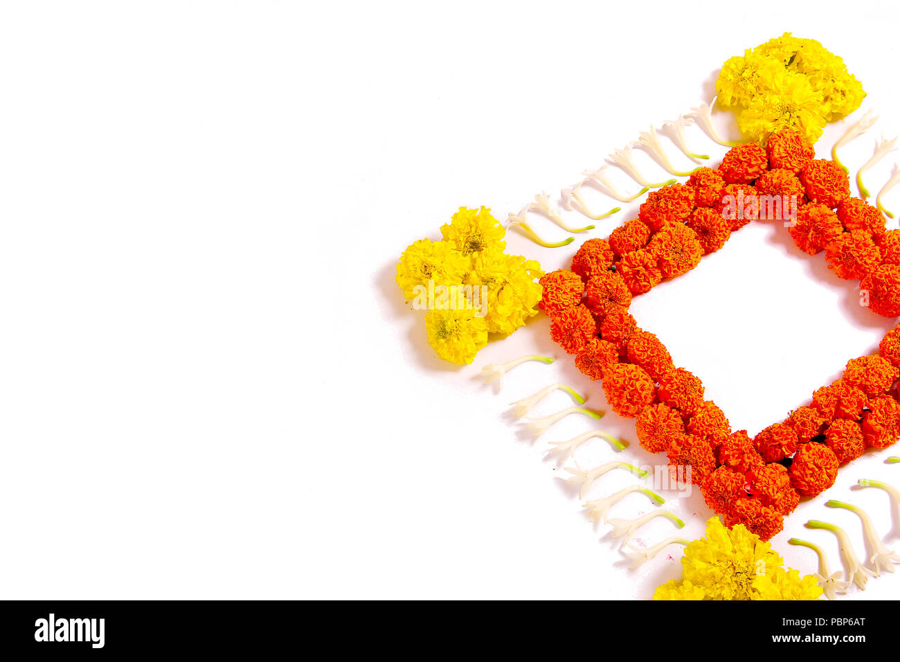 marigold flower design Stock Photo - Alamy